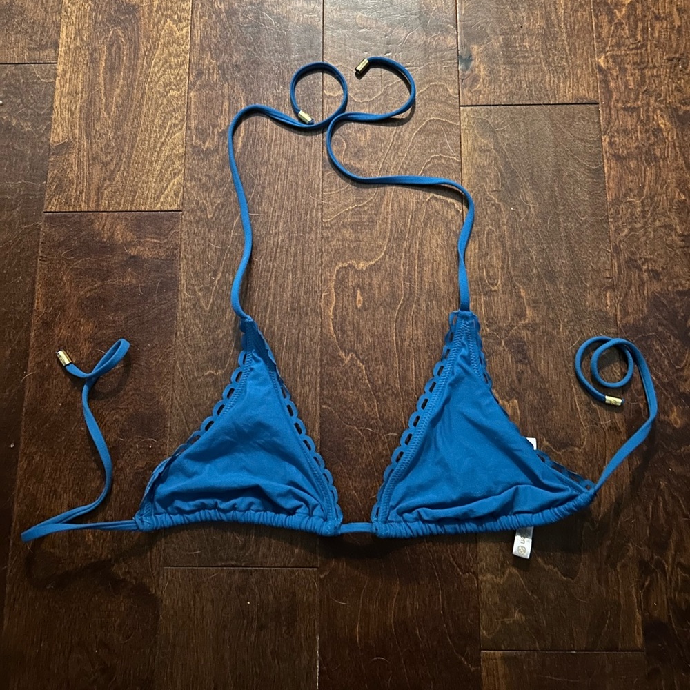 Helen Jon Triangle String Bikini Top - Gem